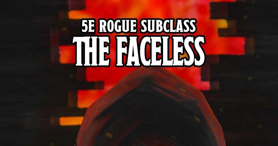 5E Rogue Subclass: The Faceless | RPG Item | RPGGeek