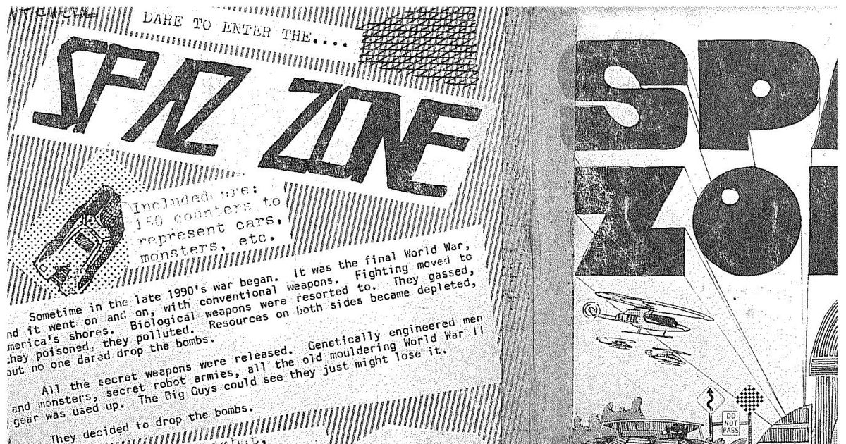 Spaz Zone | RPG Item | RPGGeek