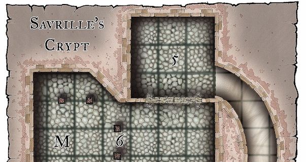 Savrille's Crypt Map | RPG Item | RPGGeek