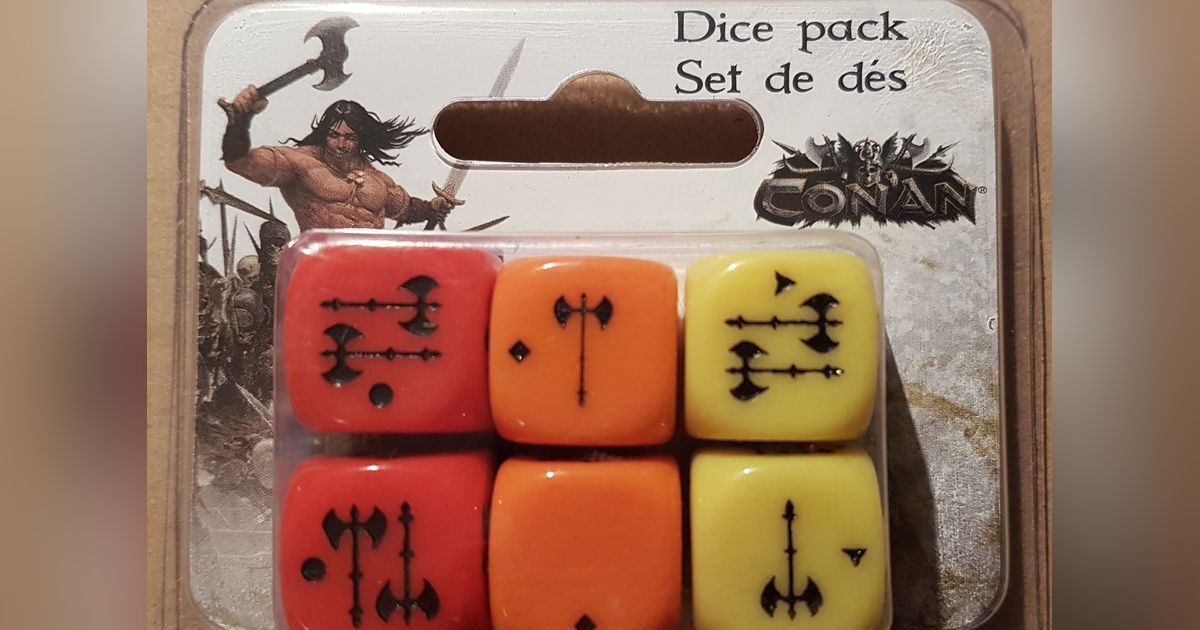 Conan: Dice Pack | Board Game Accessory | BoardGameGeek