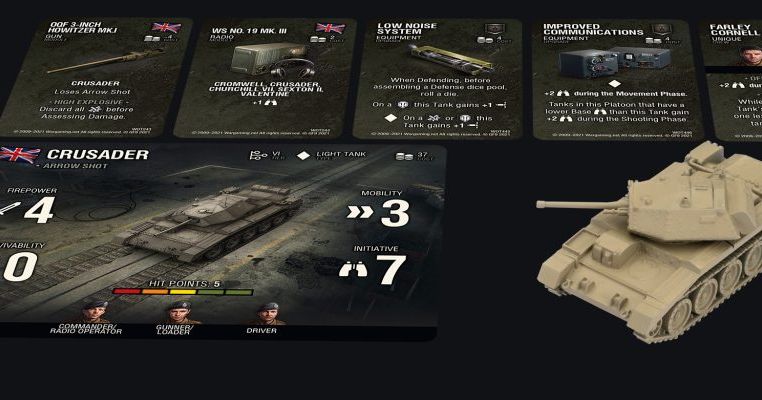 World of Tanks Miniatures Game: British – Crusader Expansion | Board ...