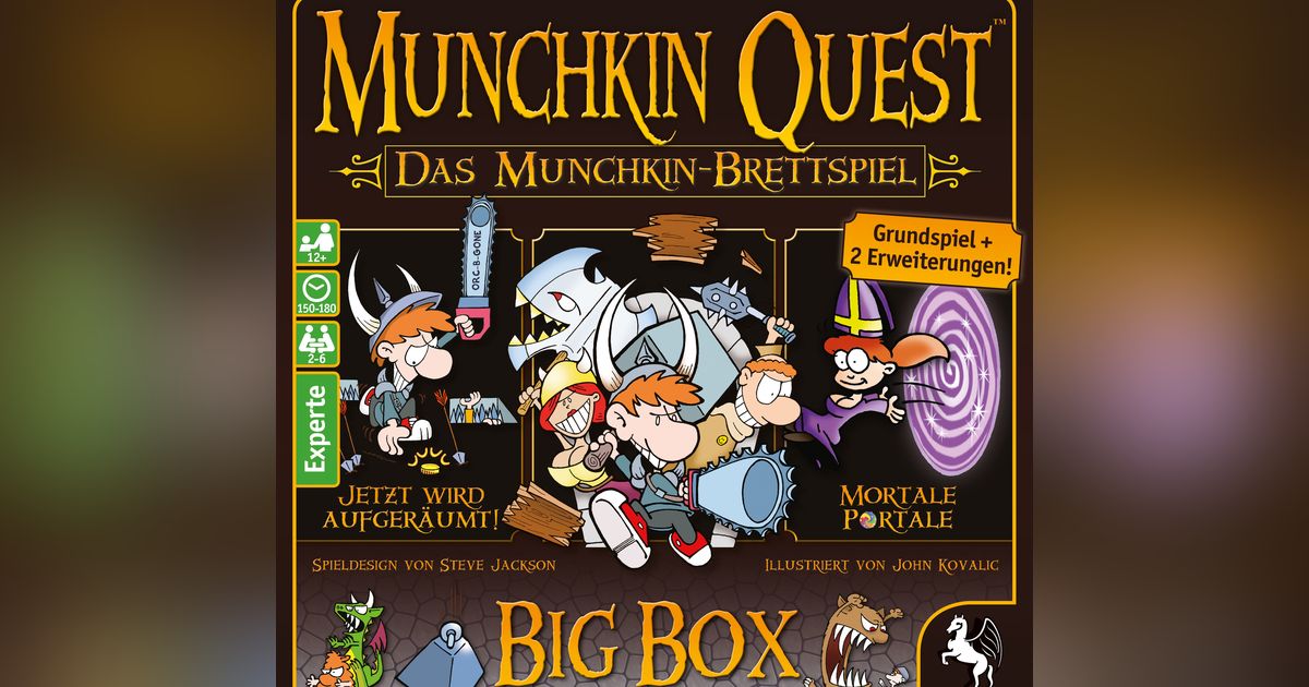 Munchkin Quest: Big Box | Board Game | BoardGameGeek