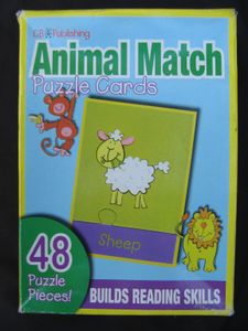 Animal Match Puzzle Cards | Board Game | BoardGameGeek