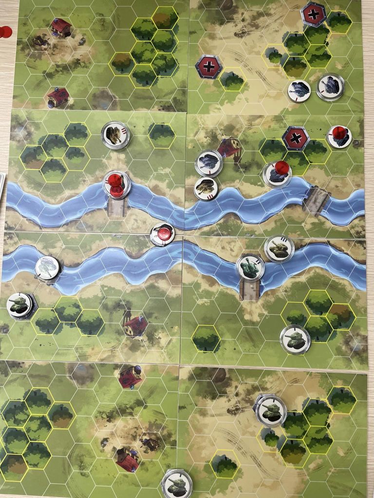4 player game with 2 sets of prototypes | Tank Clash: Western Front