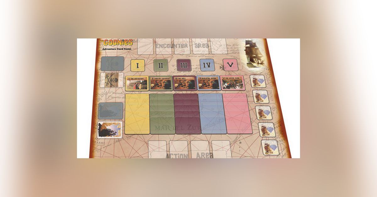The Goonies: Adventure Card Game – Playmat | Board Game Accessory ...