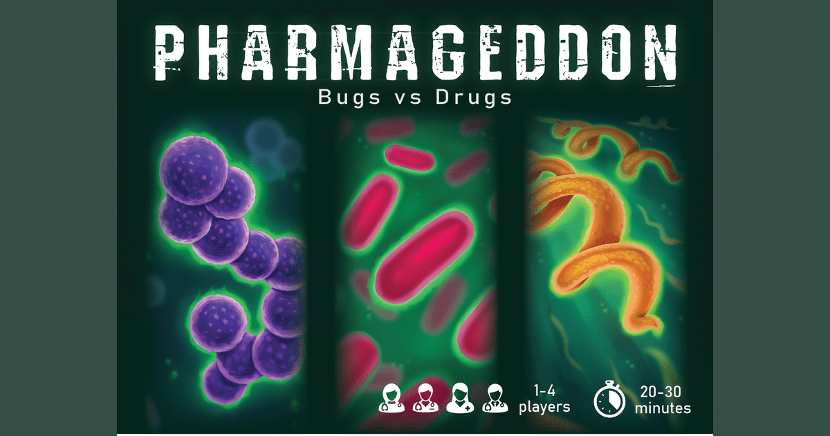 Pharmageddon: Bugs vs Drugs Kickstarter | Pharmageddon: Bugs vs Drugs