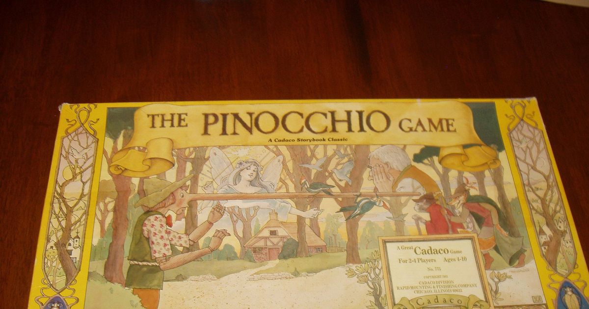 The Pinocchio Game | Board Game | BoardGameGeek
