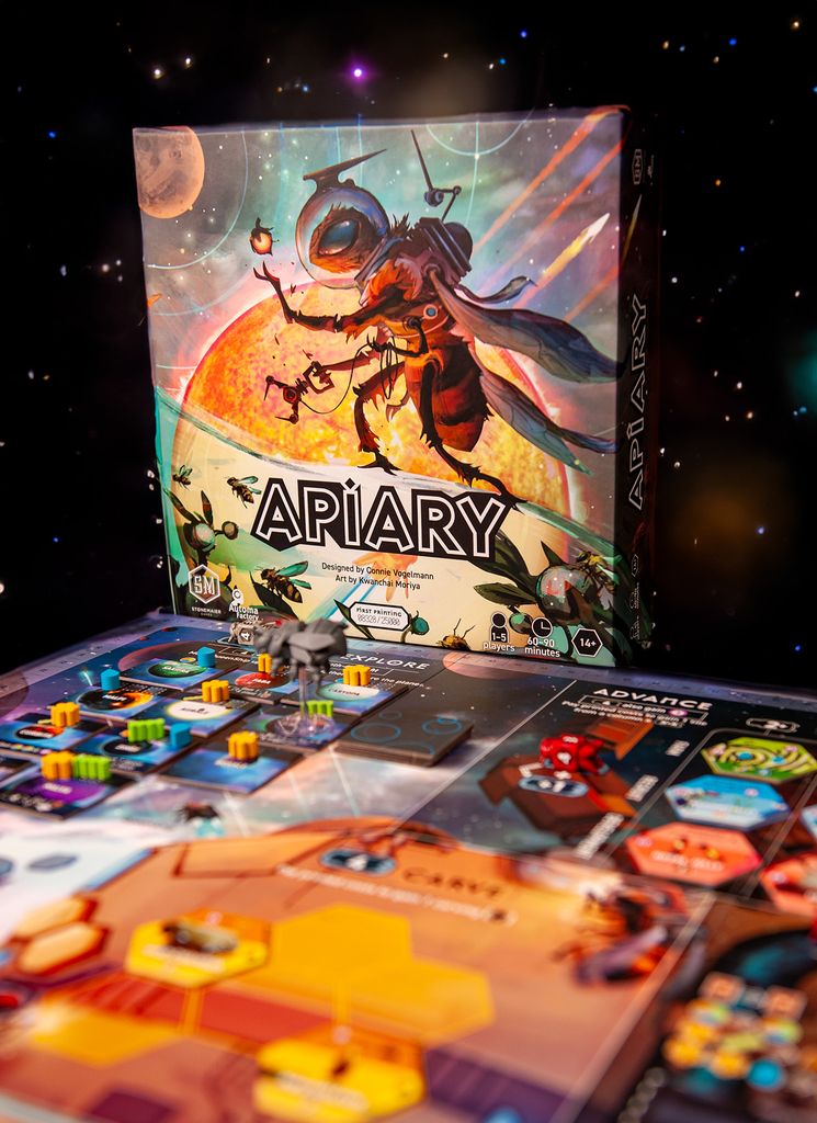 Apiary Game - Bees in Space! A Solo Review with Photos | Apiary