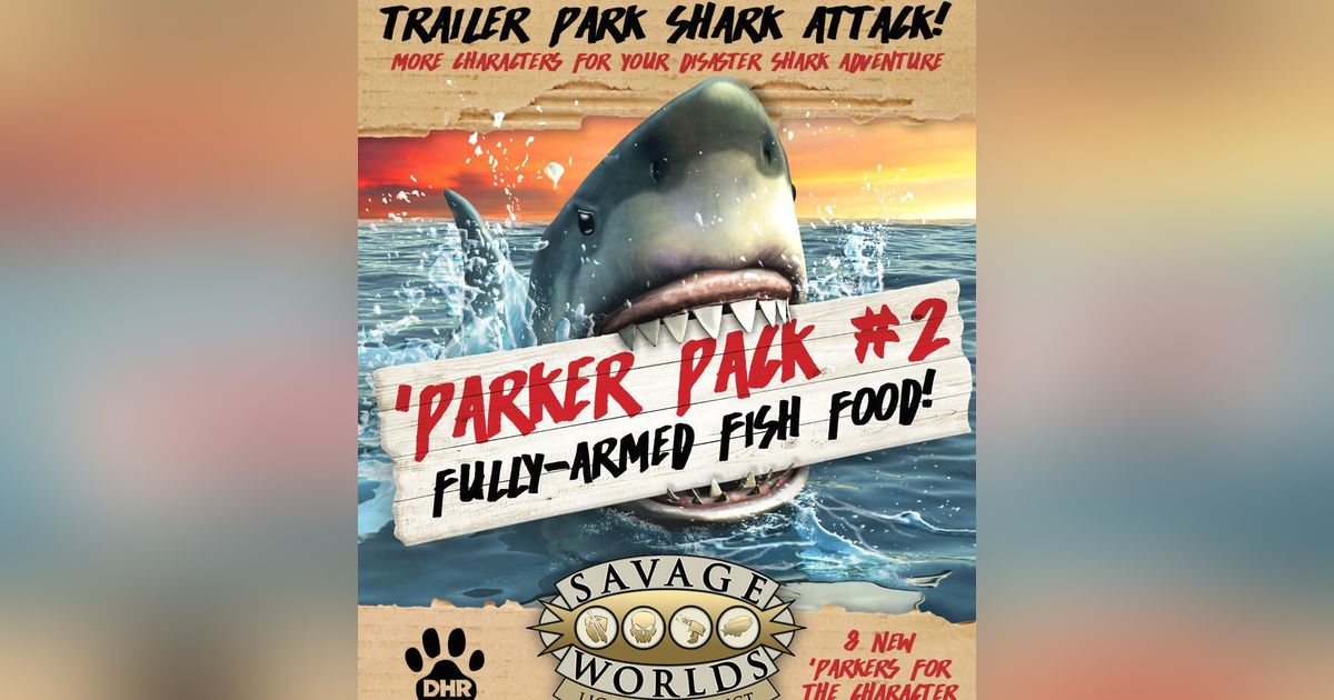 Trailer Park Shark Attack!: Parker Pack #2 Cards: Fully-Armed Fish Food ...
