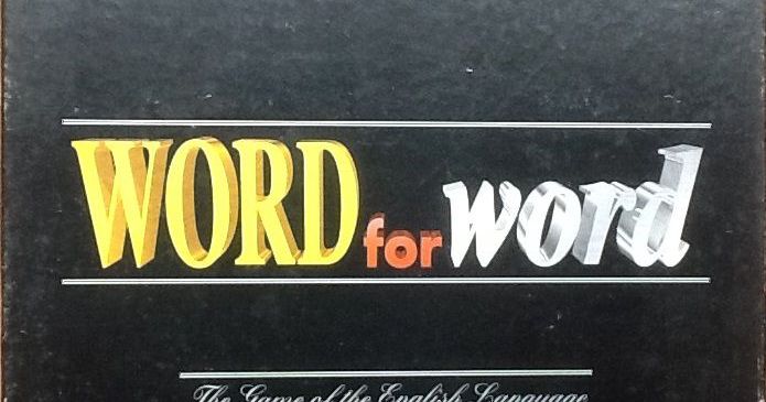 Word for Word | Board Game | BoardGameGeek