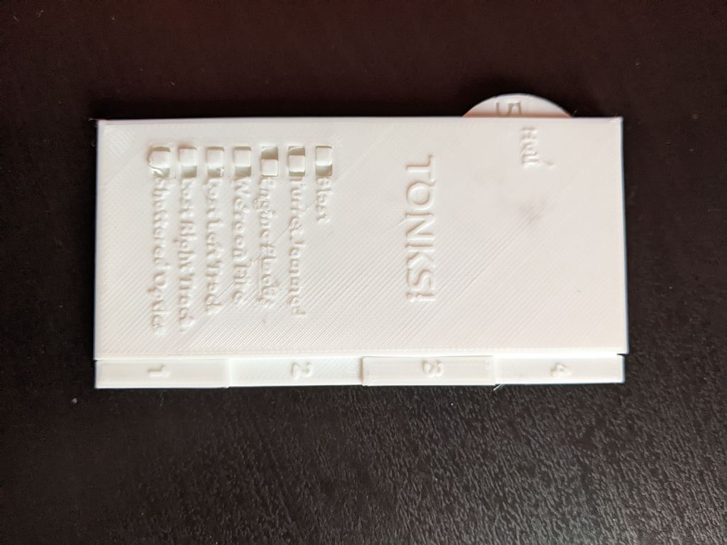 A 3D printed ruler for Tonks! | TONKS