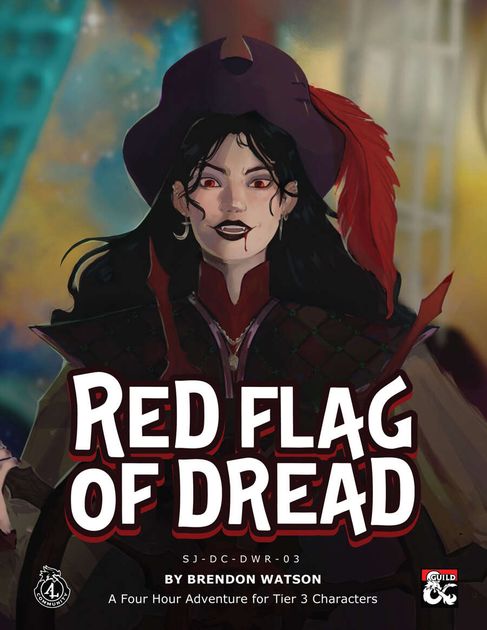 SJ-DC-DWR-03: Red Flag of Dread | RPG Item | RPGGeek