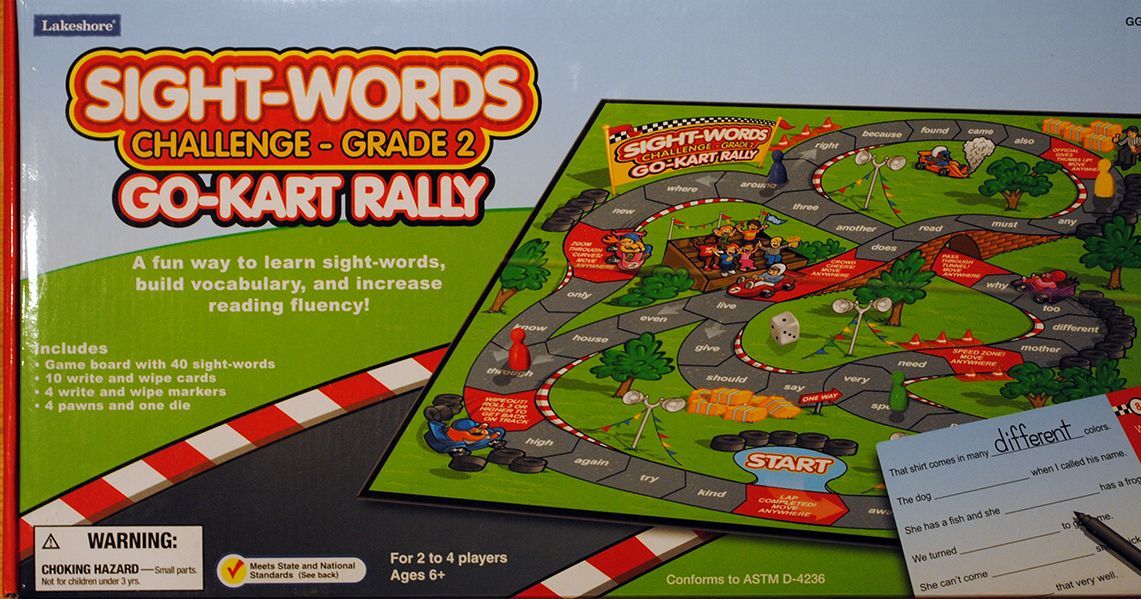 Go-Kart Rally Sight-Words Game: Grade 2 | Board Game | BoardGameGeek