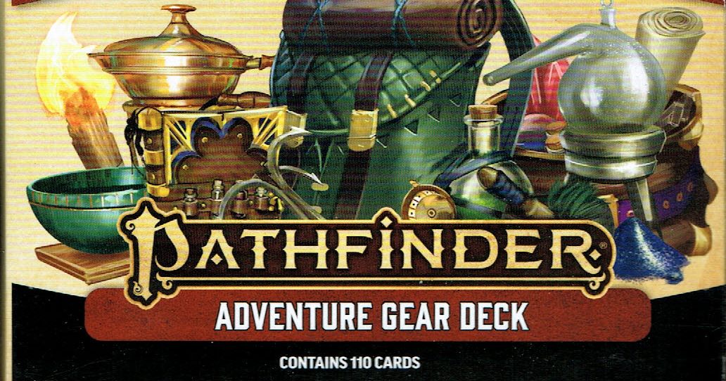 Pathfinder Adventure Gear Deck | RPG Item | RPGGeek