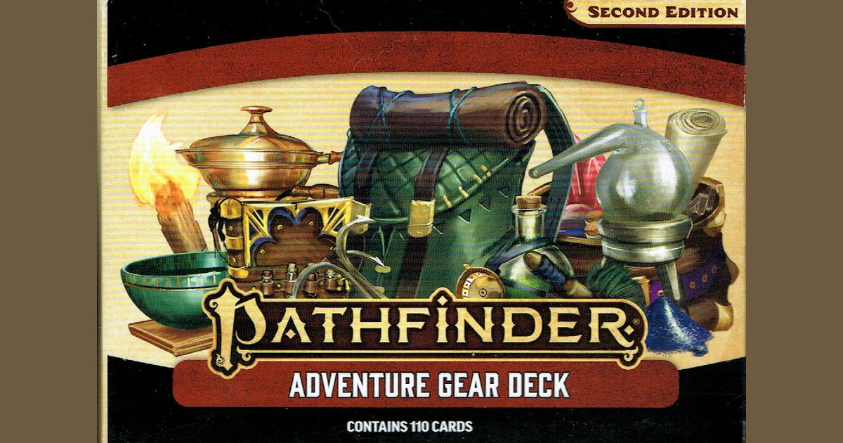 Pathfinder Adventure Gear Deck | RPG Item | RPGGeek