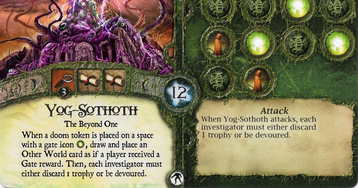 Elder Sign: Yog-Sothoth Promo Card | Board Game | BoardGameGeek