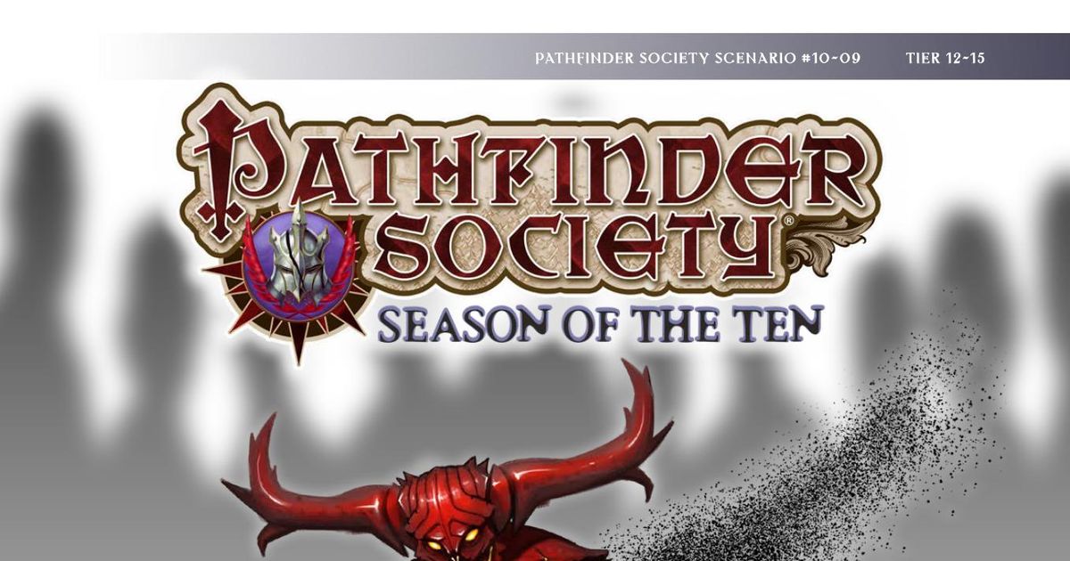 Pathfinder Society Scenario 10-09: The Rasping Rebirth | RPG Item | RPGGeek