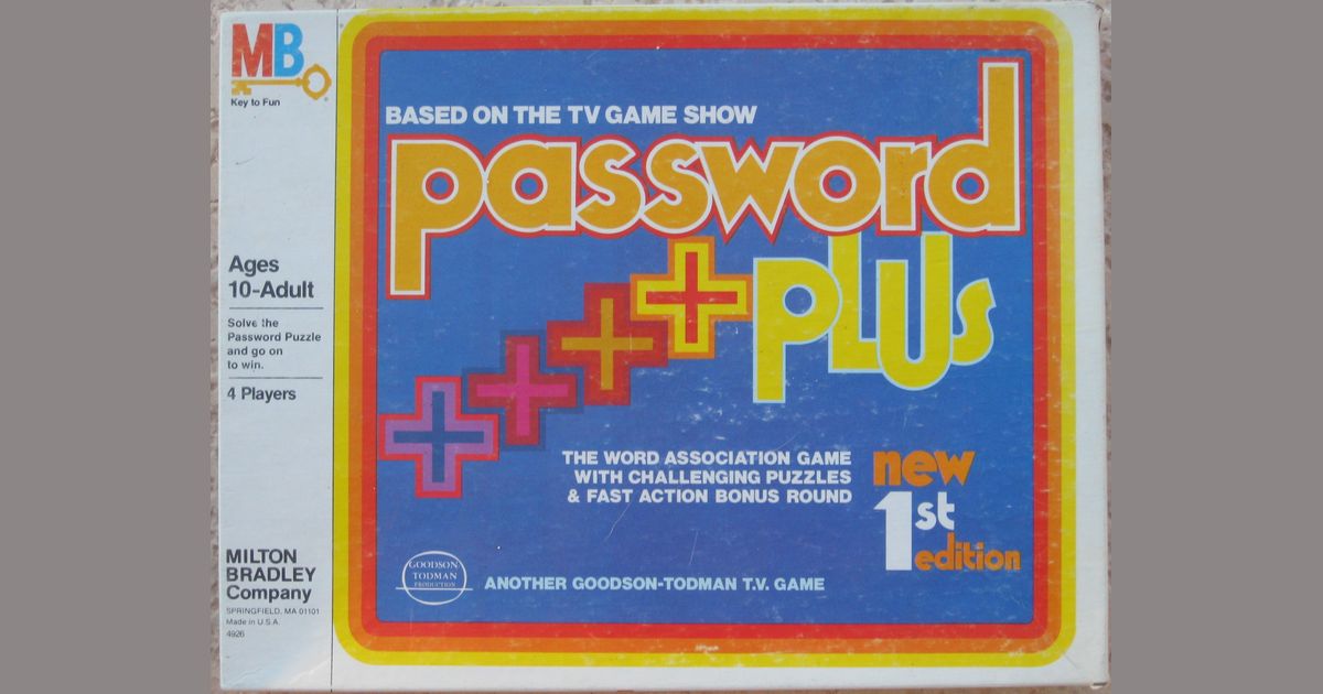 Password Plus | Board Game | BoardGameGeek