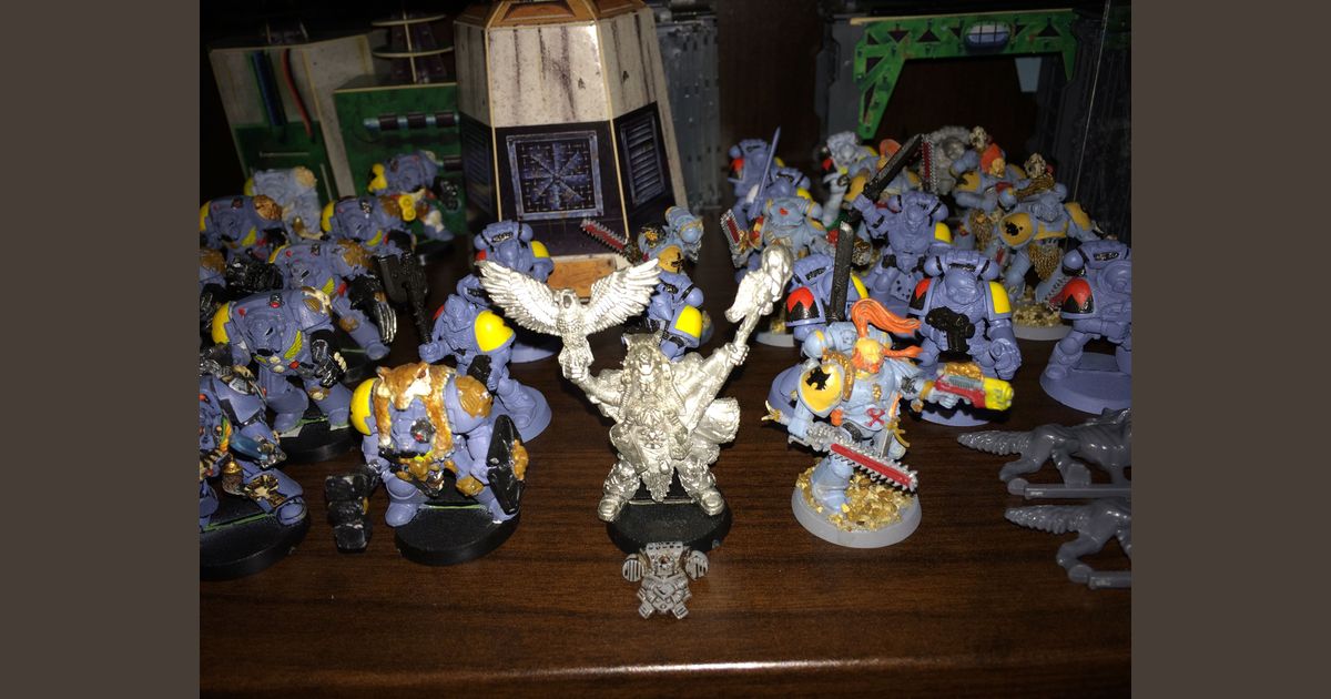The Space Wolves pack is growing... | Miniature Games Construction Yard ...