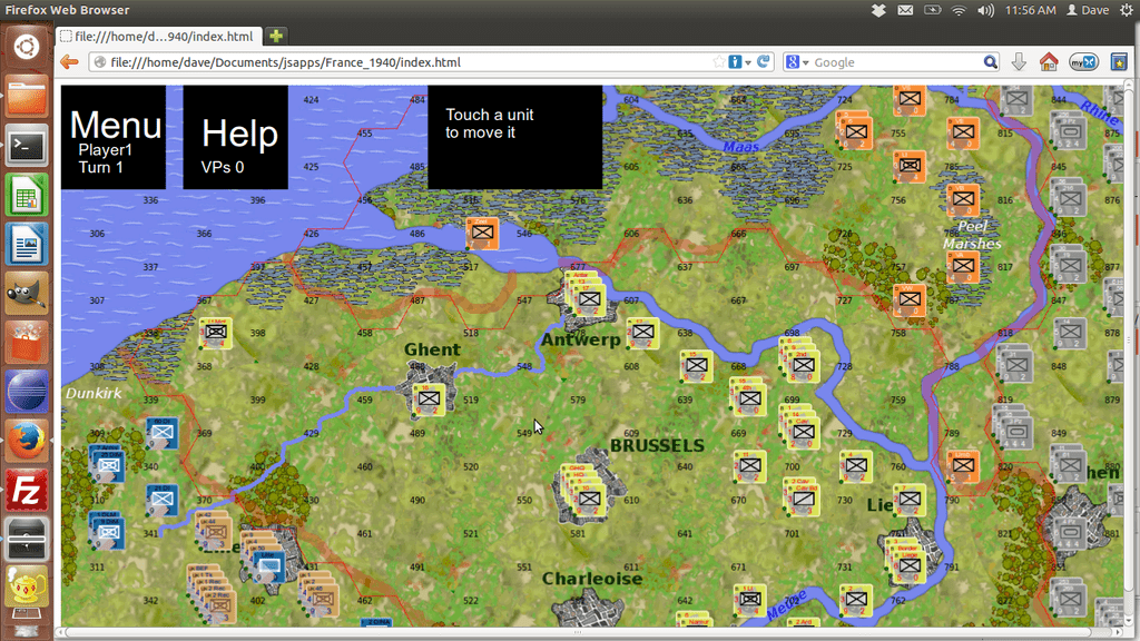 Wargame: France 1940 - Operational scale hex & counter wargame for ...