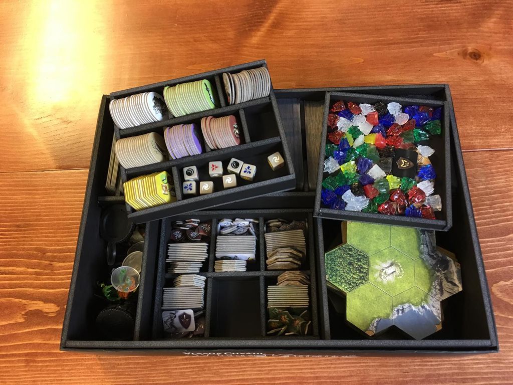 Diy Foamcore Insert With Measurements Mage Knight Board Game