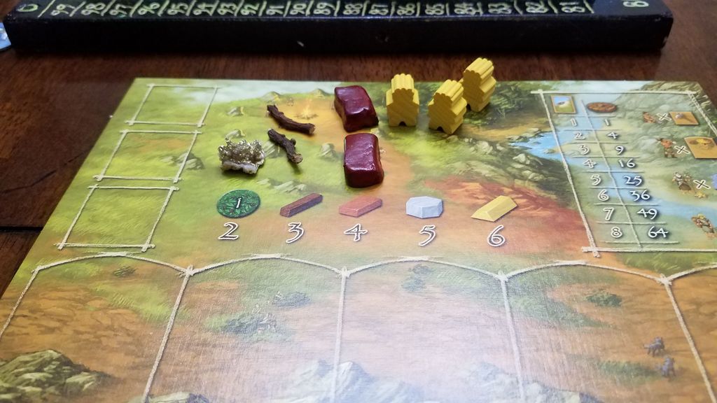 Custom Stone Age game board my friend made me | Stone Age | BoardGameGeek