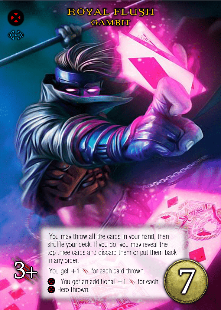 Design Challenge: Gambit (thrown weapon) | Legendary: A Marvel Deck ...