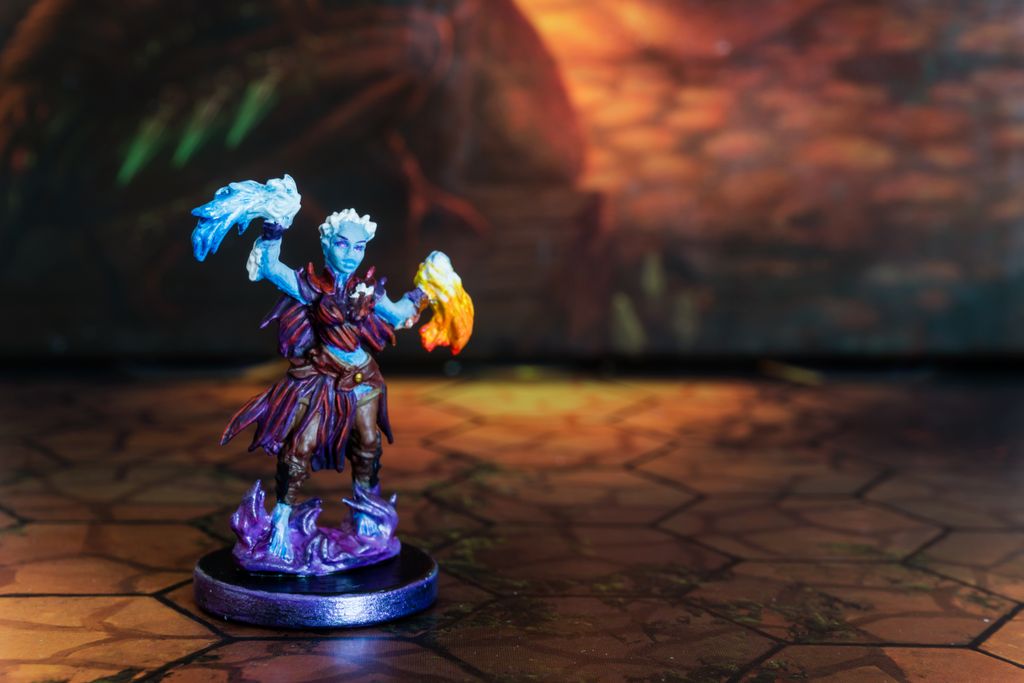 My painted Orchid Spellweaver | Gloomhaven | BoardGameGeek