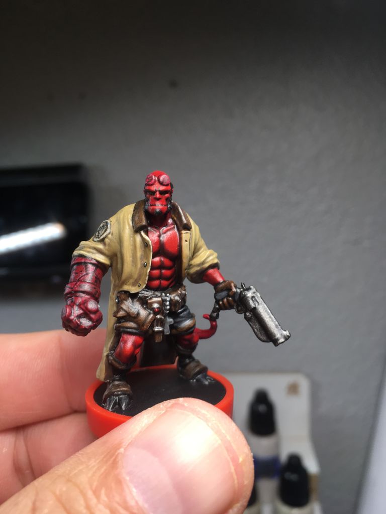 My painted mini's | Hellboy: The Board Game | BoardGameGeek
