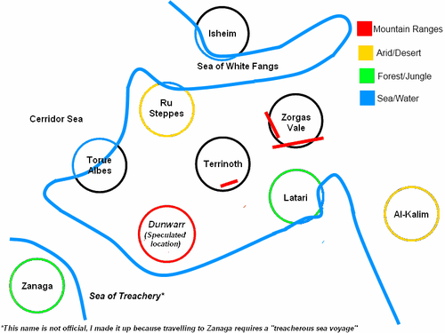 Terrinoth world map | Descent: Journeys in the Dark (Second Edition)