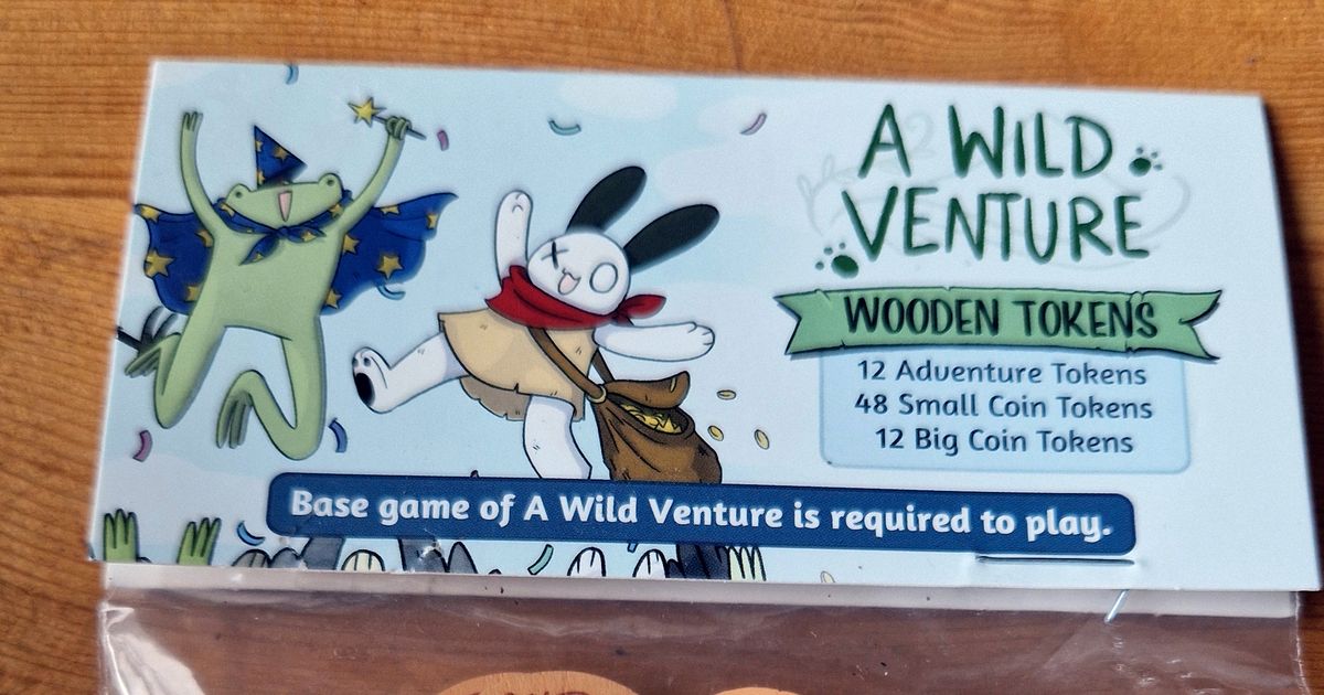 A Wild Venture: Wooden Tokens | Board Game Accessory | BoardGameGeek