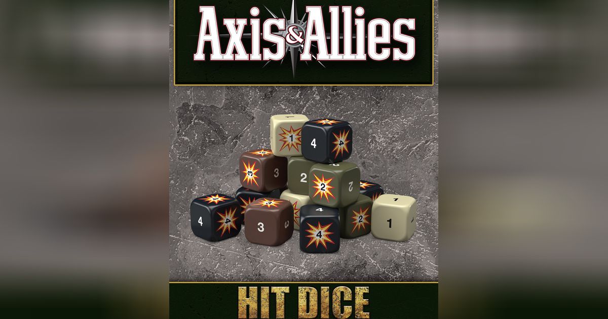 Axis & Allies: Hit Dice | Board Game Accessory | BoardGameGeek