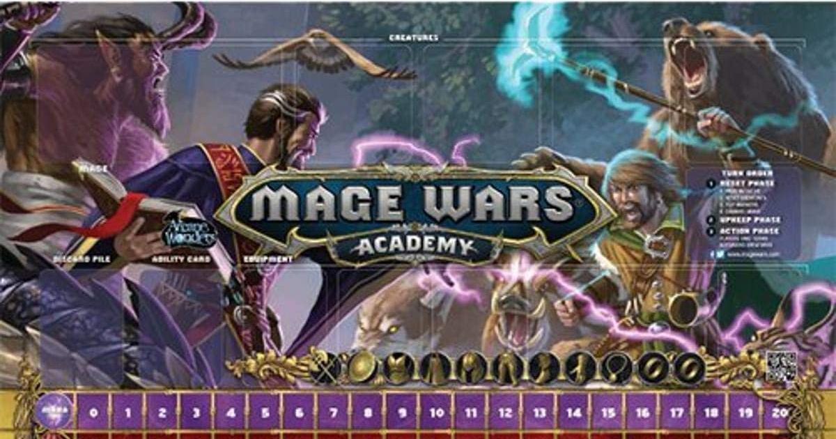 Mage Wars Academy: Playmats | Board Game Accessory | BoardGameGeek