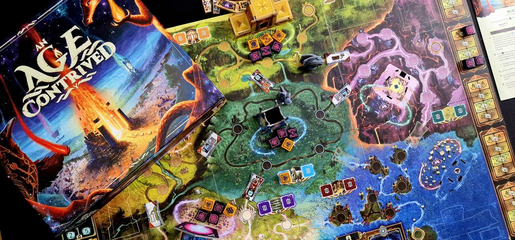 A 2-player preview of An Age Contrived by BoardGameDiaries | An Age ...