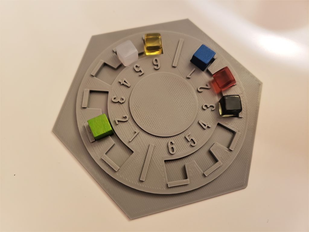 3D Printable Turn Order Tracker | Eclipse: Second Dawn for the Galaxy