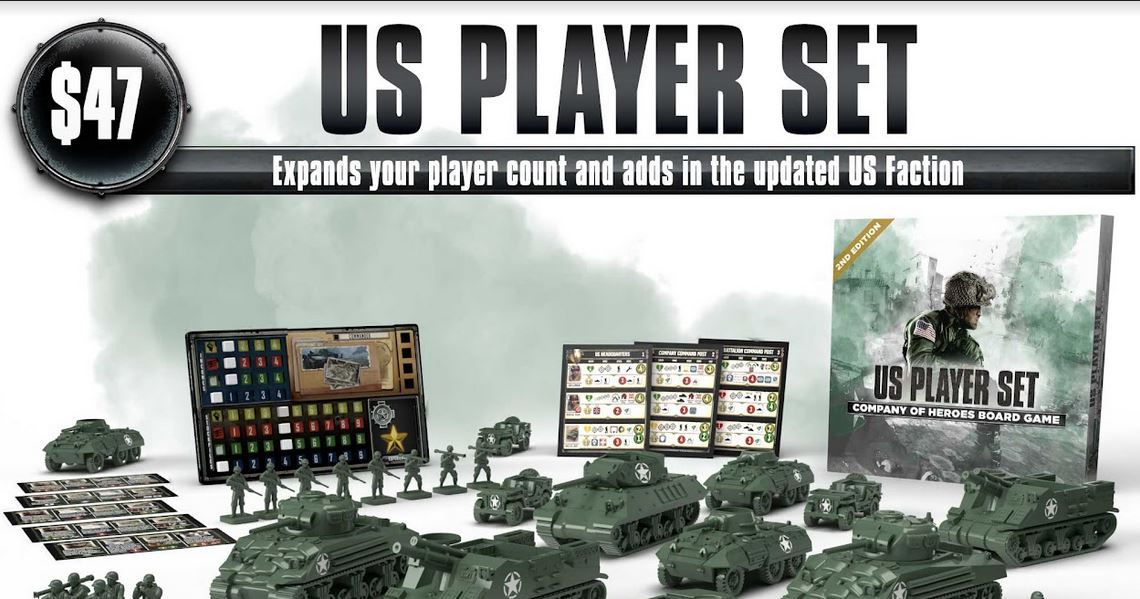 Company of Heroes: USA Faction Player Set | Board Game | BoardGameGeek