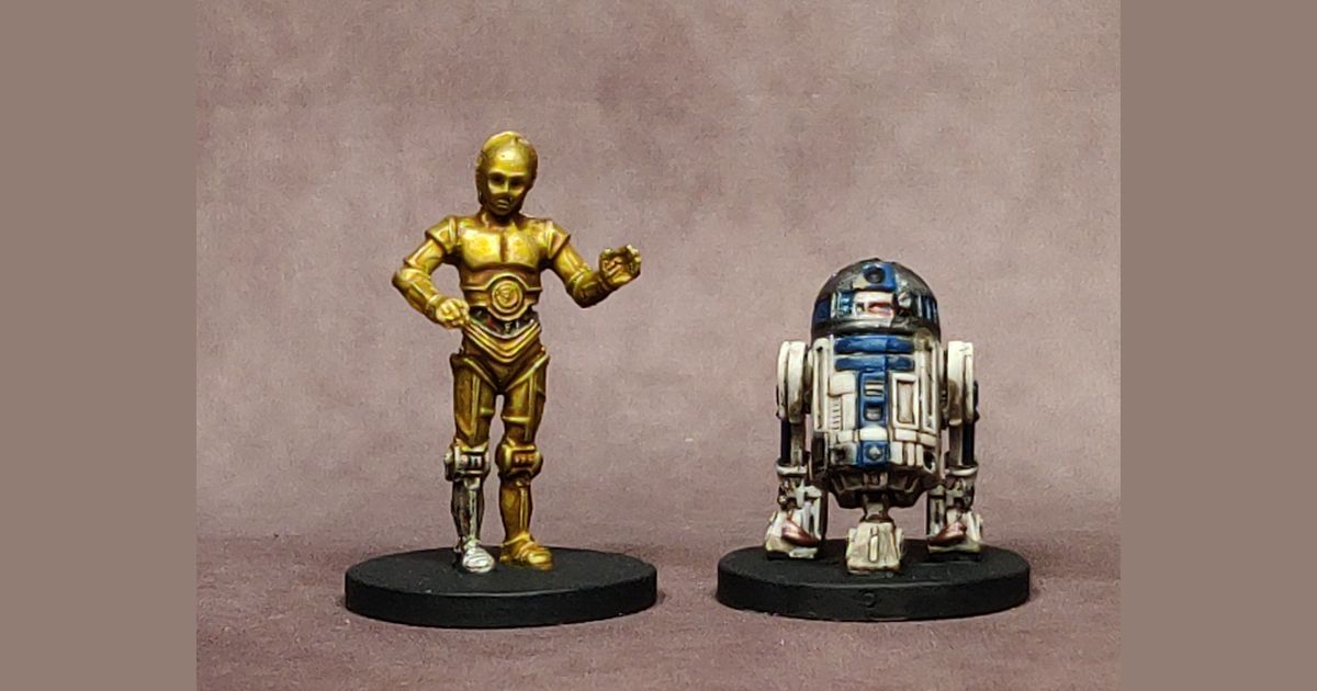 Star Wars: Imperial Assault - R2-D2 and C-3PO | Painted Boardgame minis ...