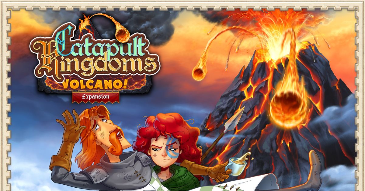 Catapult Feud: Volcano! Expansion | Board Game | BoardGameGeek