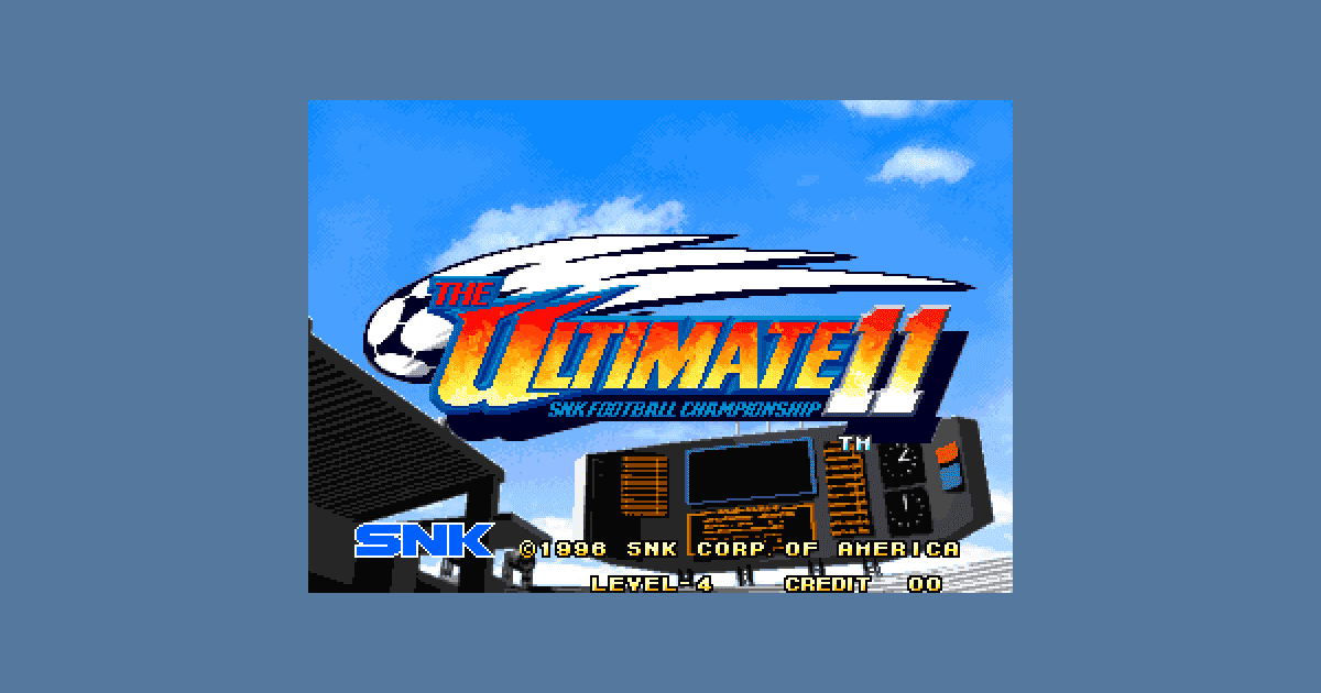 The Ultimate 11: SNK Football Championship | Video Game | BoardGameGeek
