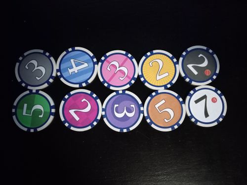 Labels for poker chip betting tokens | Ready Set Bet