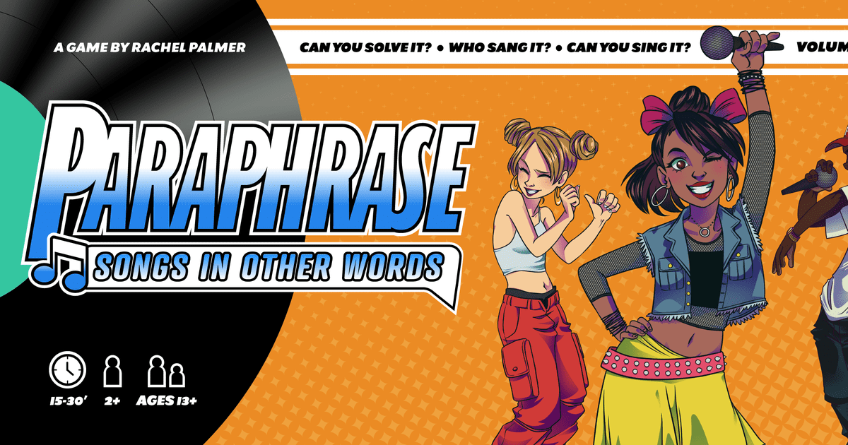 Paraphrase: Songs In Other Words | Board Game | BoardGameGeek