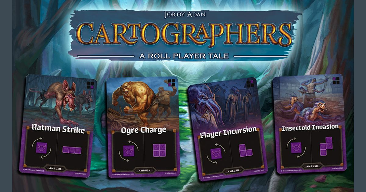 News 2020: Mini Expansion Ambush Cards | Juegos Roll & Write