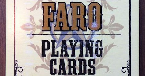 Faro Playing Cards | RPG Item | RPGGeek