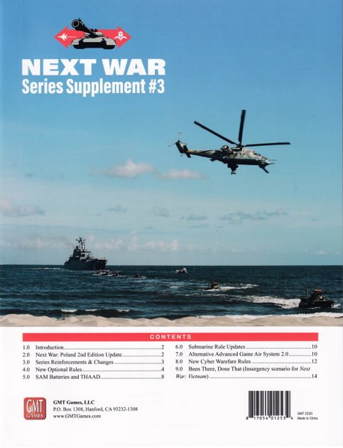 Air unit range | Next War: Series Supplement #3