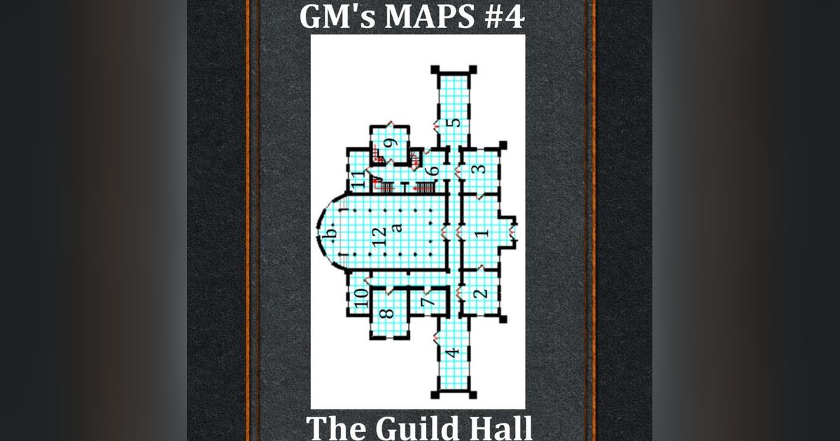 GM's Maps 004: The Guild Hall | RPG Item | RPGGeek