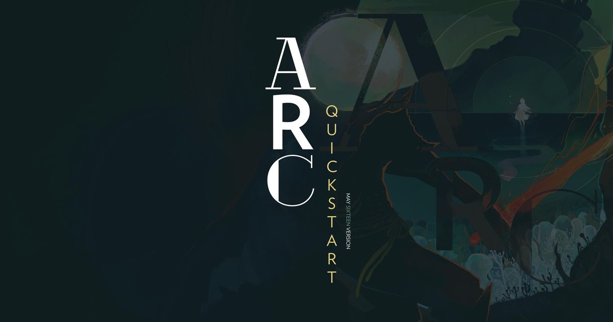 ARC Quickstart | RPG Item | RPGGeek