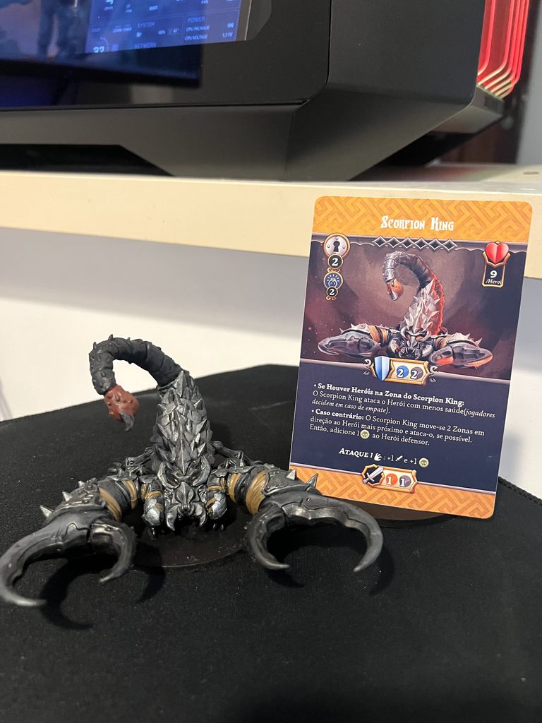 Scorpion King Roaming Monster Card | Massive Darkness 2: Hellscape