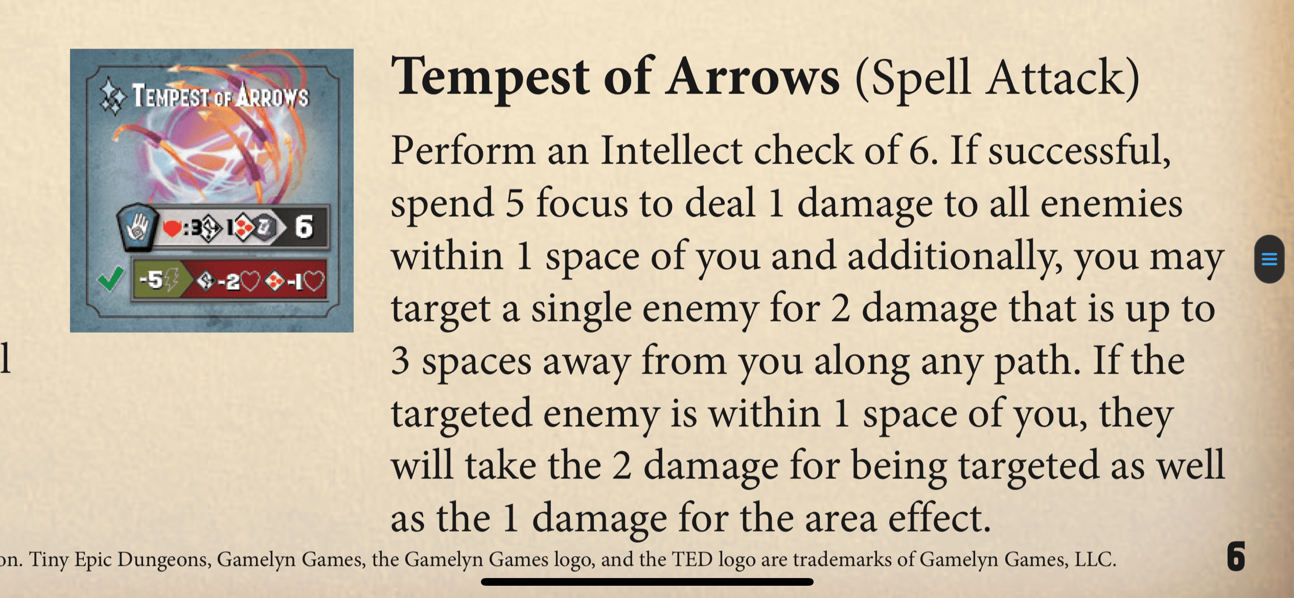 Tempest of Arrows (Spell Attack) + Ring of the Phoenix: Trinket | Tiny ...
