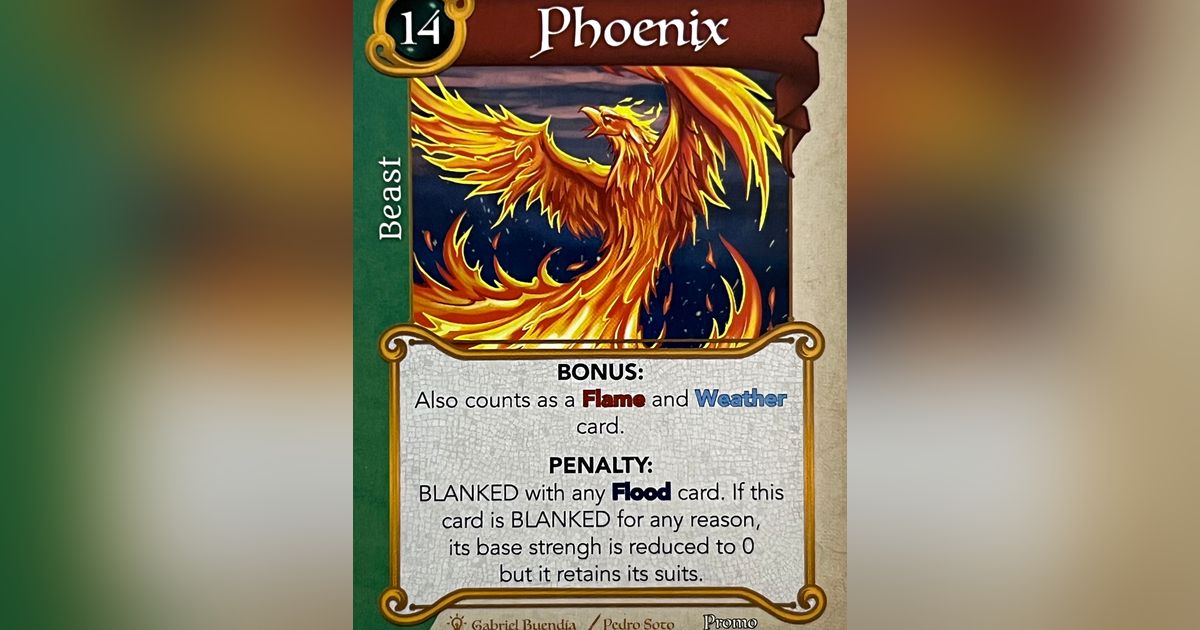 Fantasy Realms: Phoenix Promo Card | Board Game | BoardGameGeek