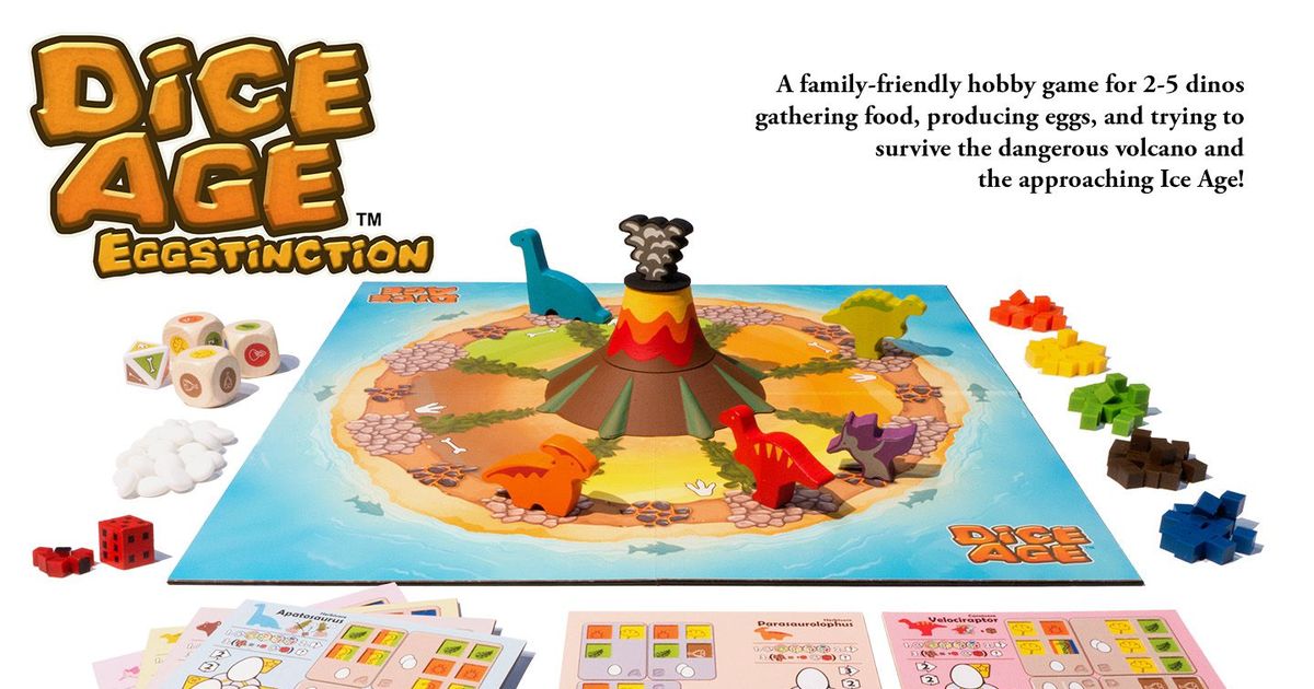 Dice Age: Eggstinction | Board Game | BoardGameGeek
